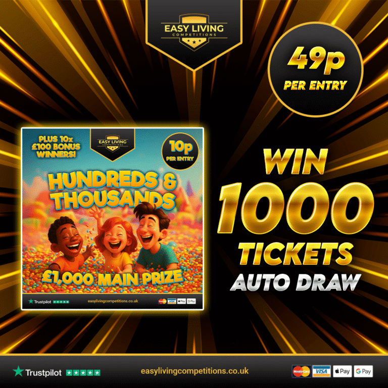 Win 1000 Tickets into Hundreds and Thousands Instant Wins – Auto Draw ...