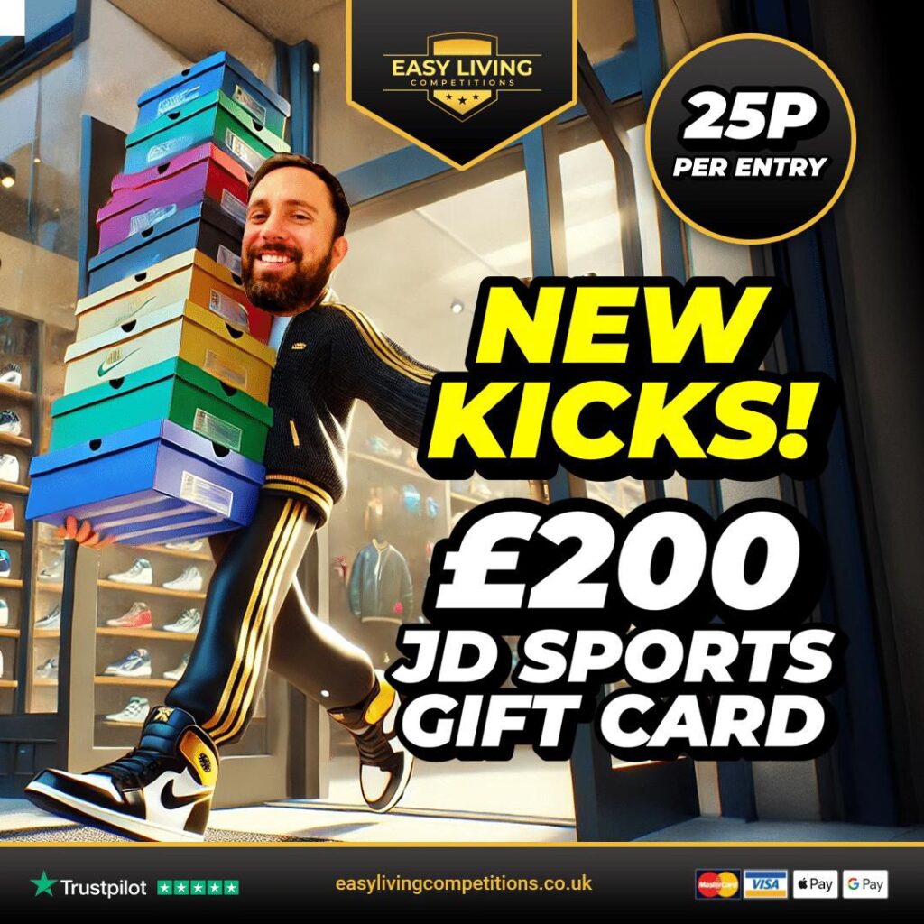 £200 JD Sports Gift Card – Easy Living Competitions